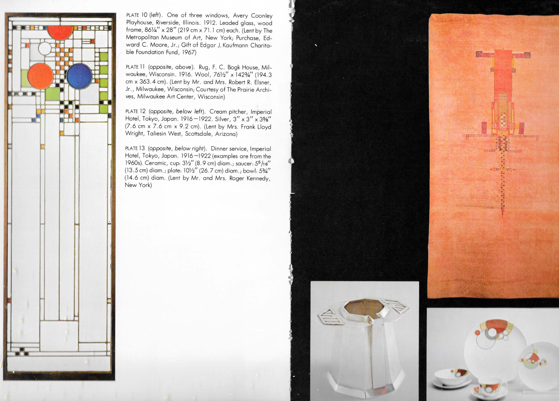 FRANK LLOYD WRIGHT, research guide, Decorative Designs 1979