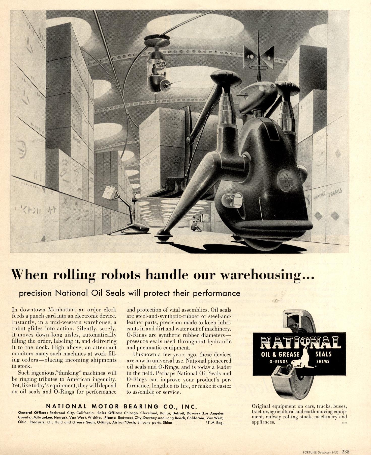 The World of the Future, Arthur Radebaugh and National Oil