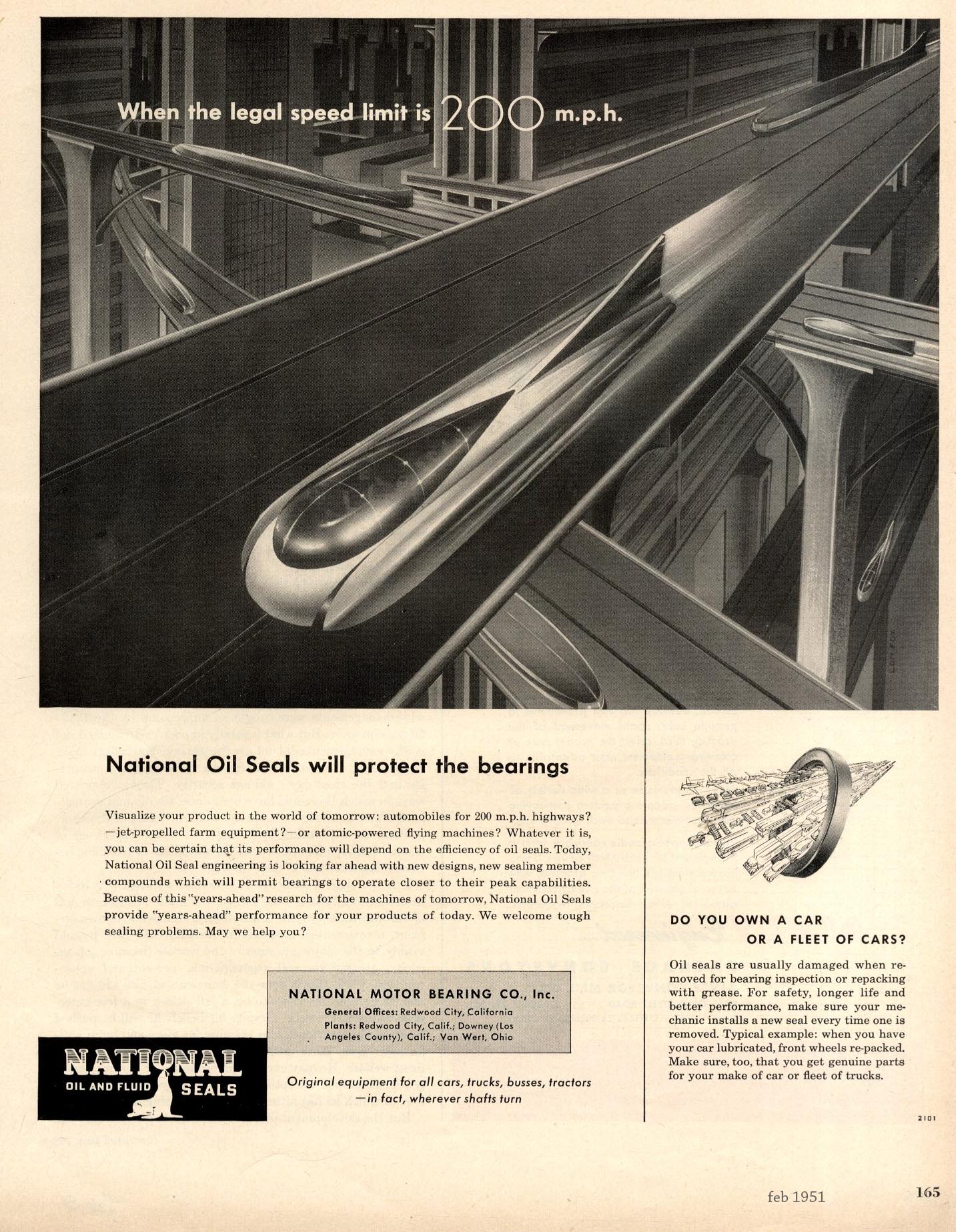 The World of the Future, Arthur Radebaugh and National Oil