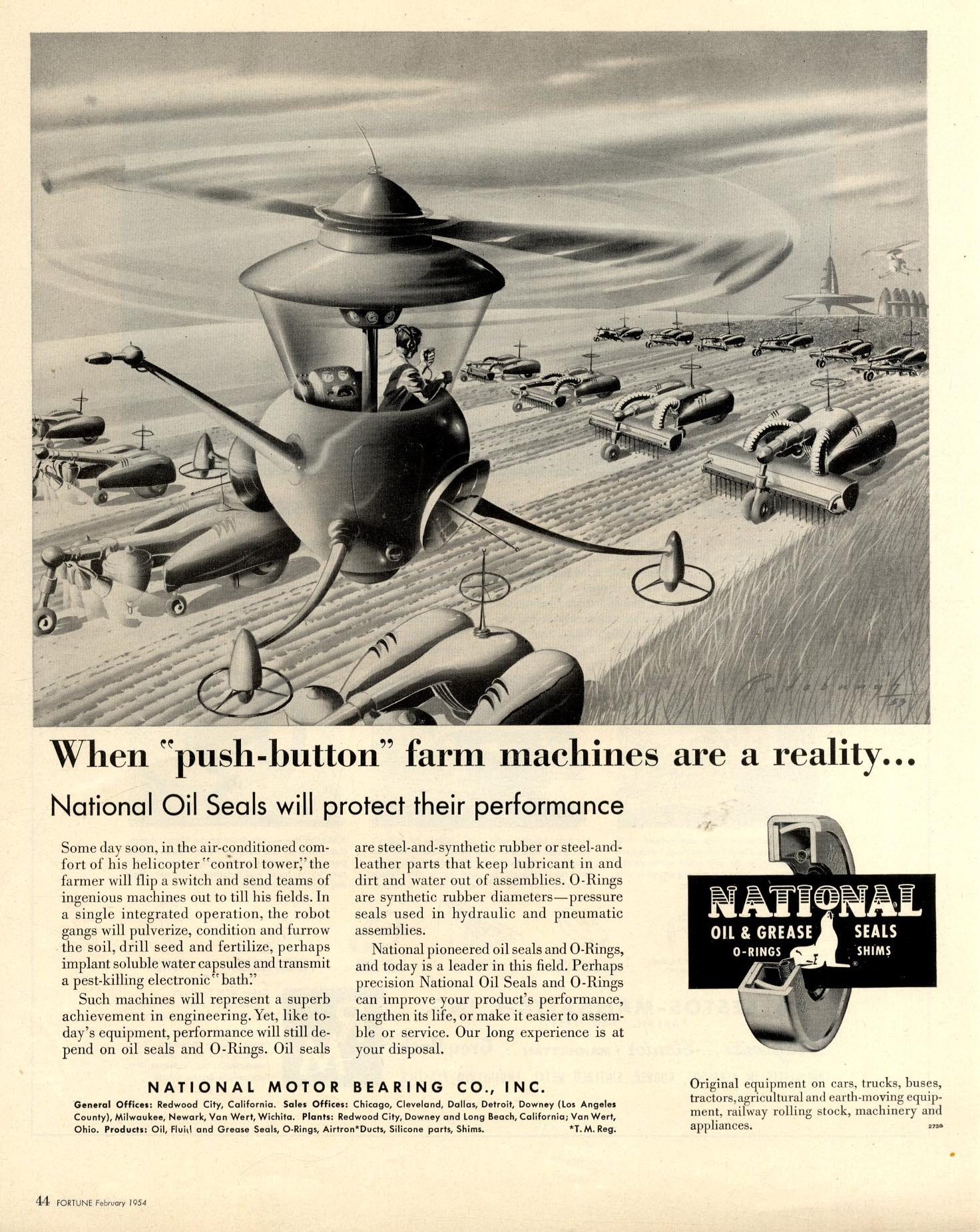 The World of the Future, Arthur Radebaugh and National Oil