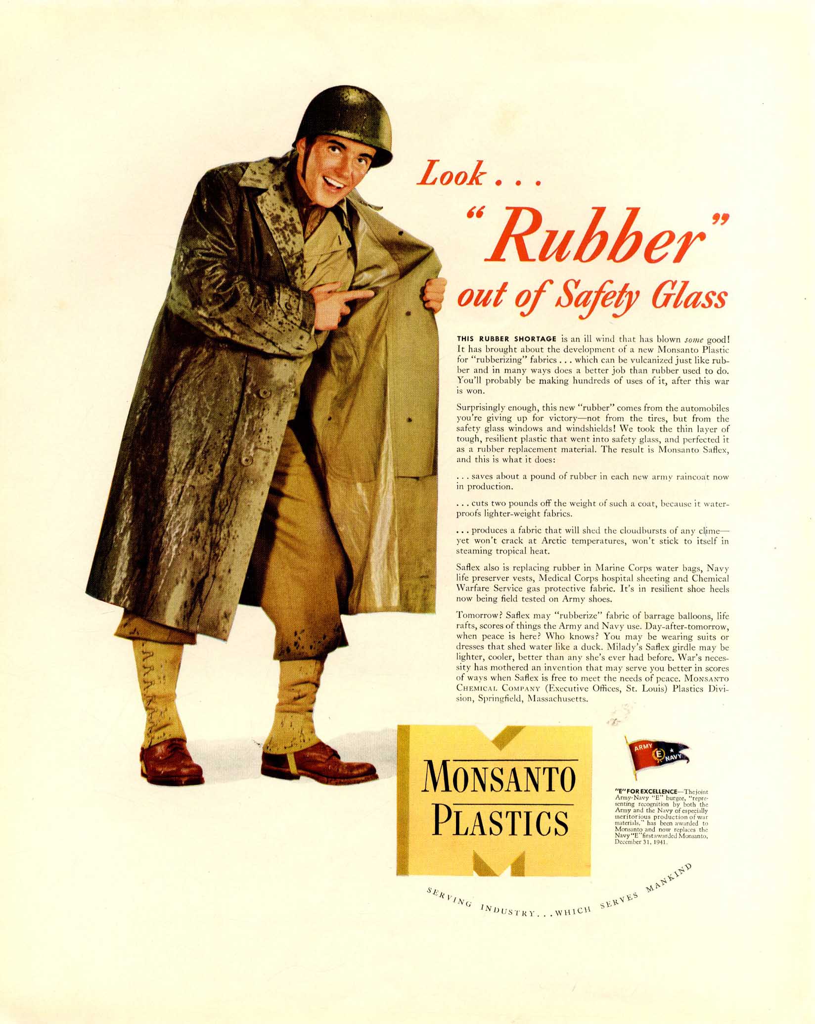 Plastics, US 1935 to 1965, advertisements and features, Fortune, Look ...