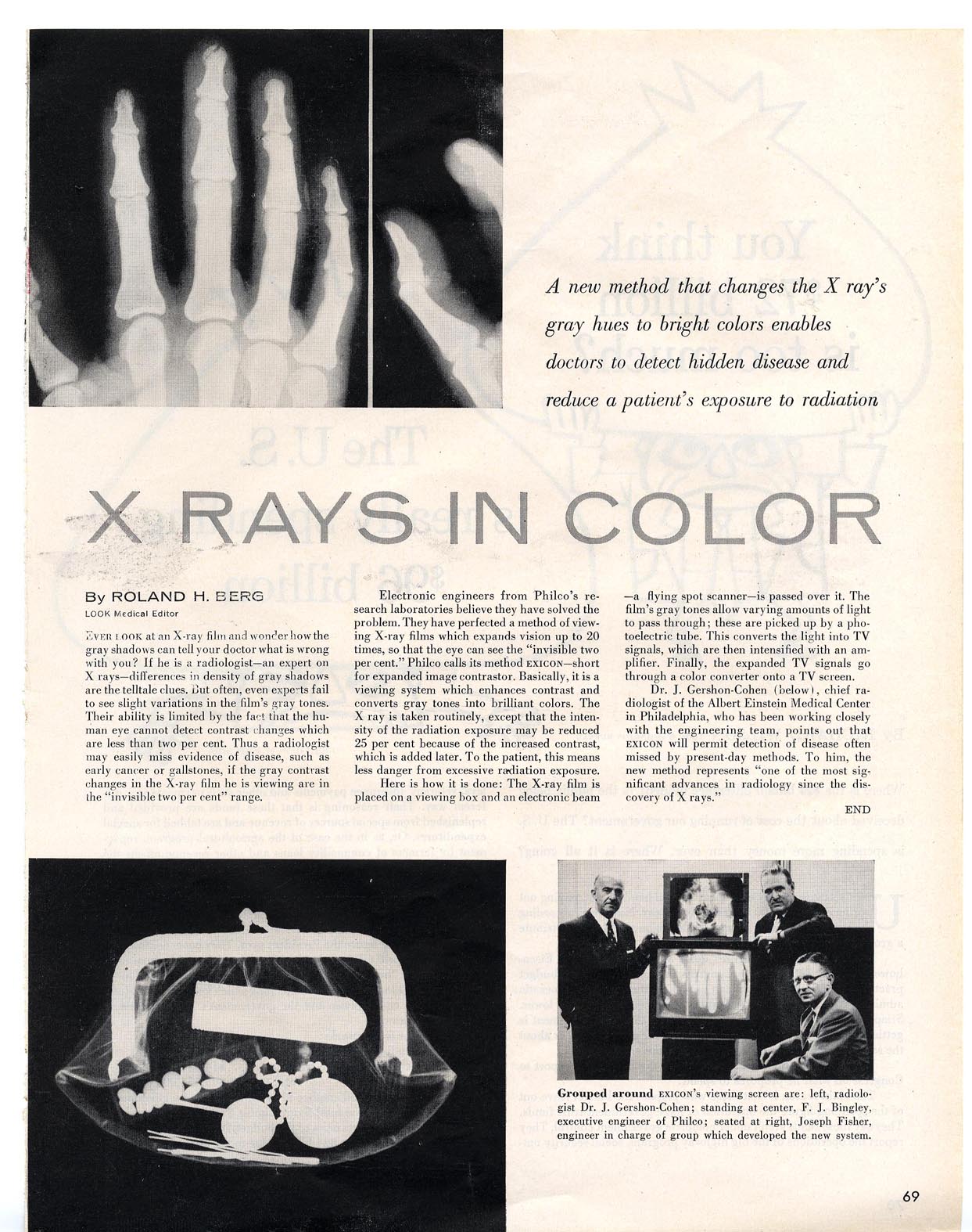 X RAYS in Colour, the Visual Telling of Stories
