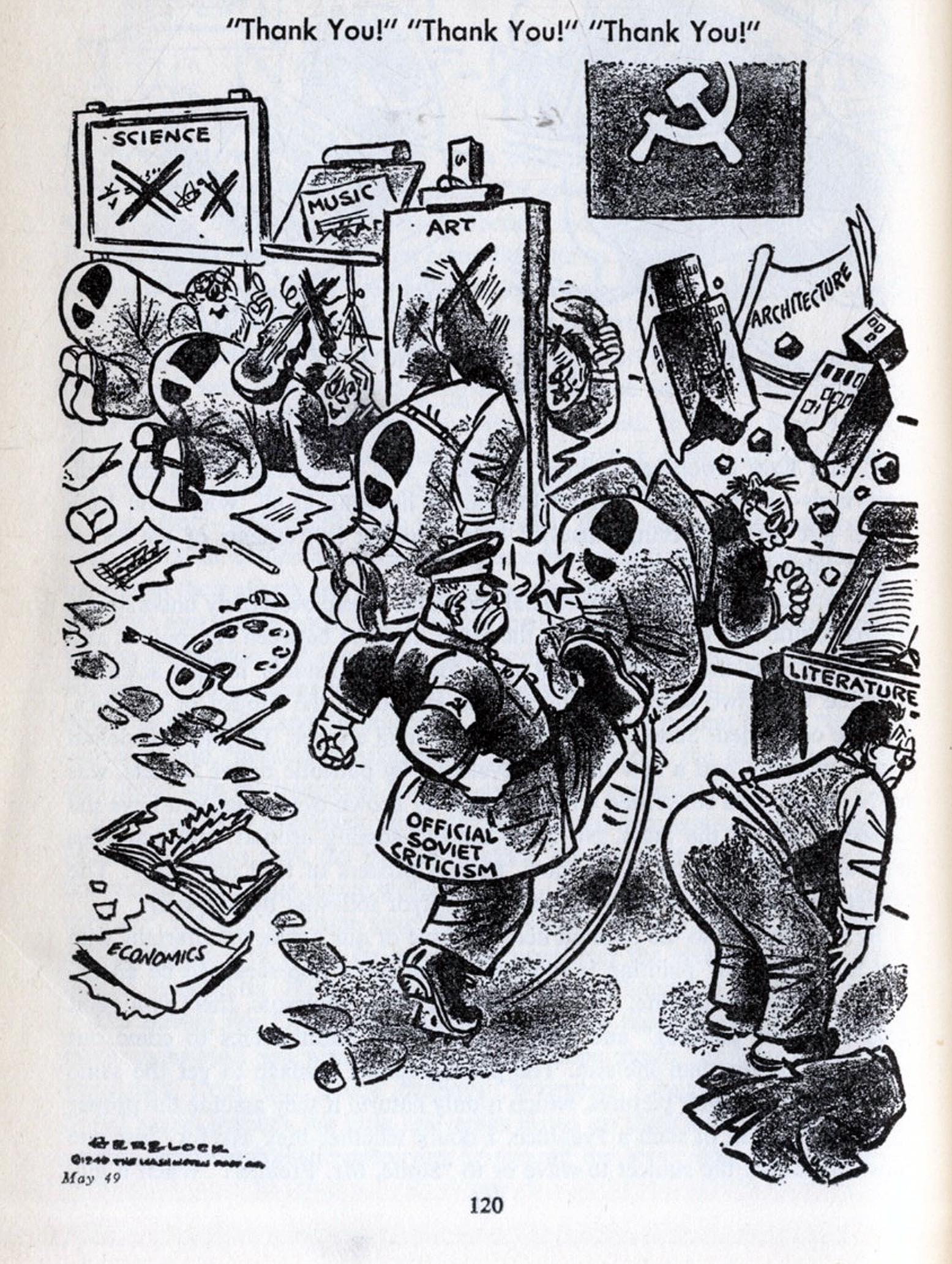 HERBLOCK (herbert Block) cartoons from the Herblock Book 1952