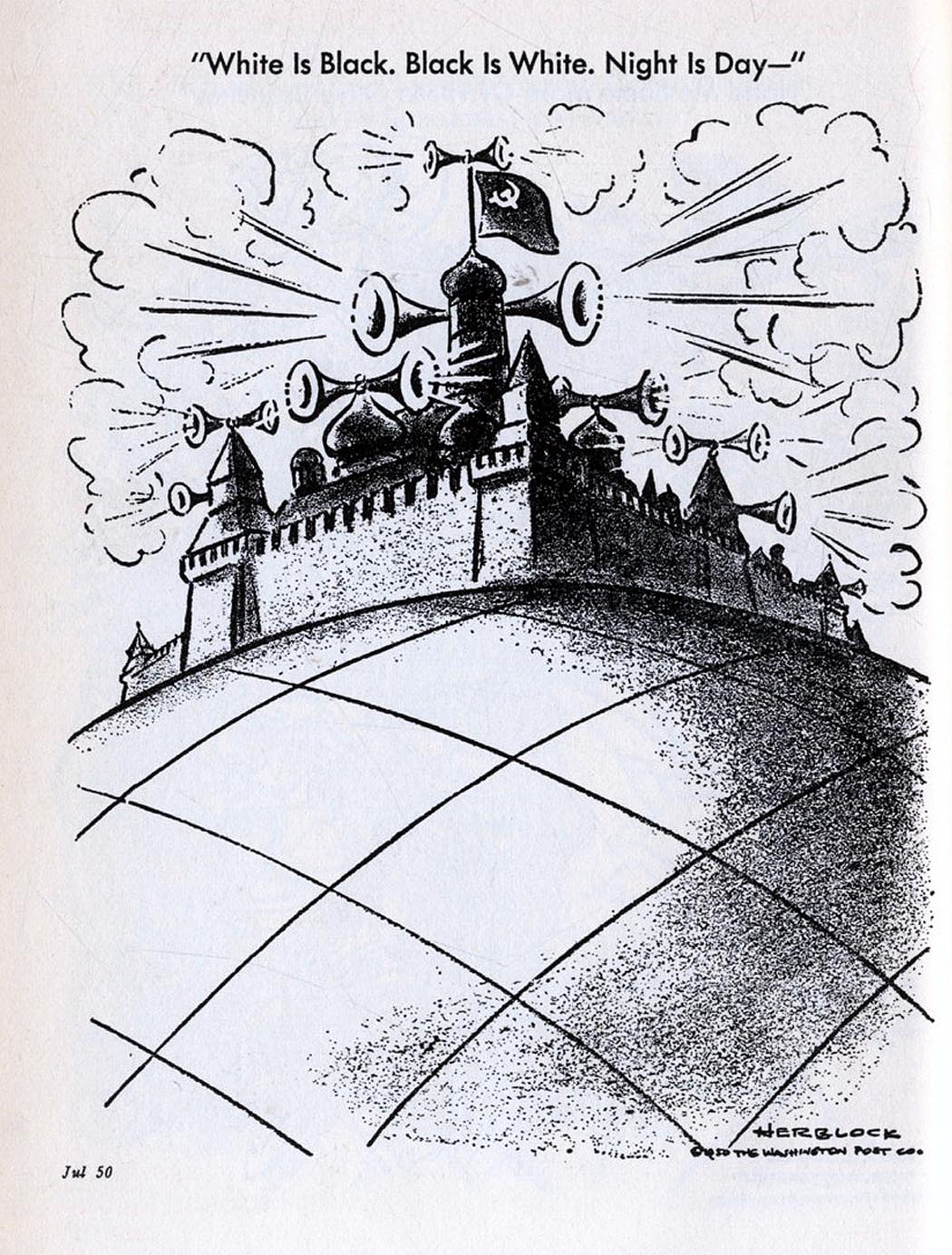 HERBLOCK (herbert Block) cartoons from the Herblock Book 1952