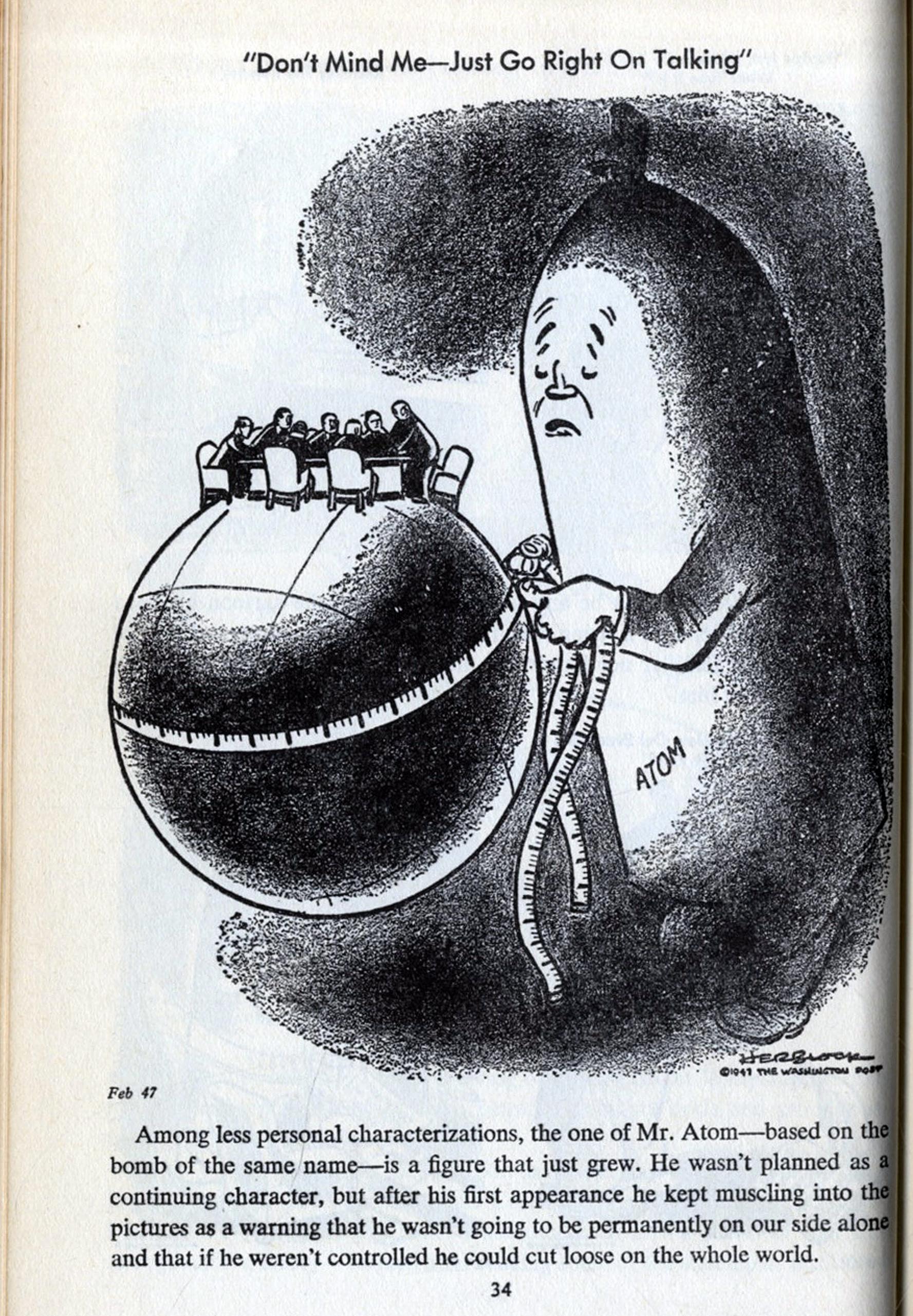 HERBLOCK (herbert Block) cartoons from the Herblock Book 1952