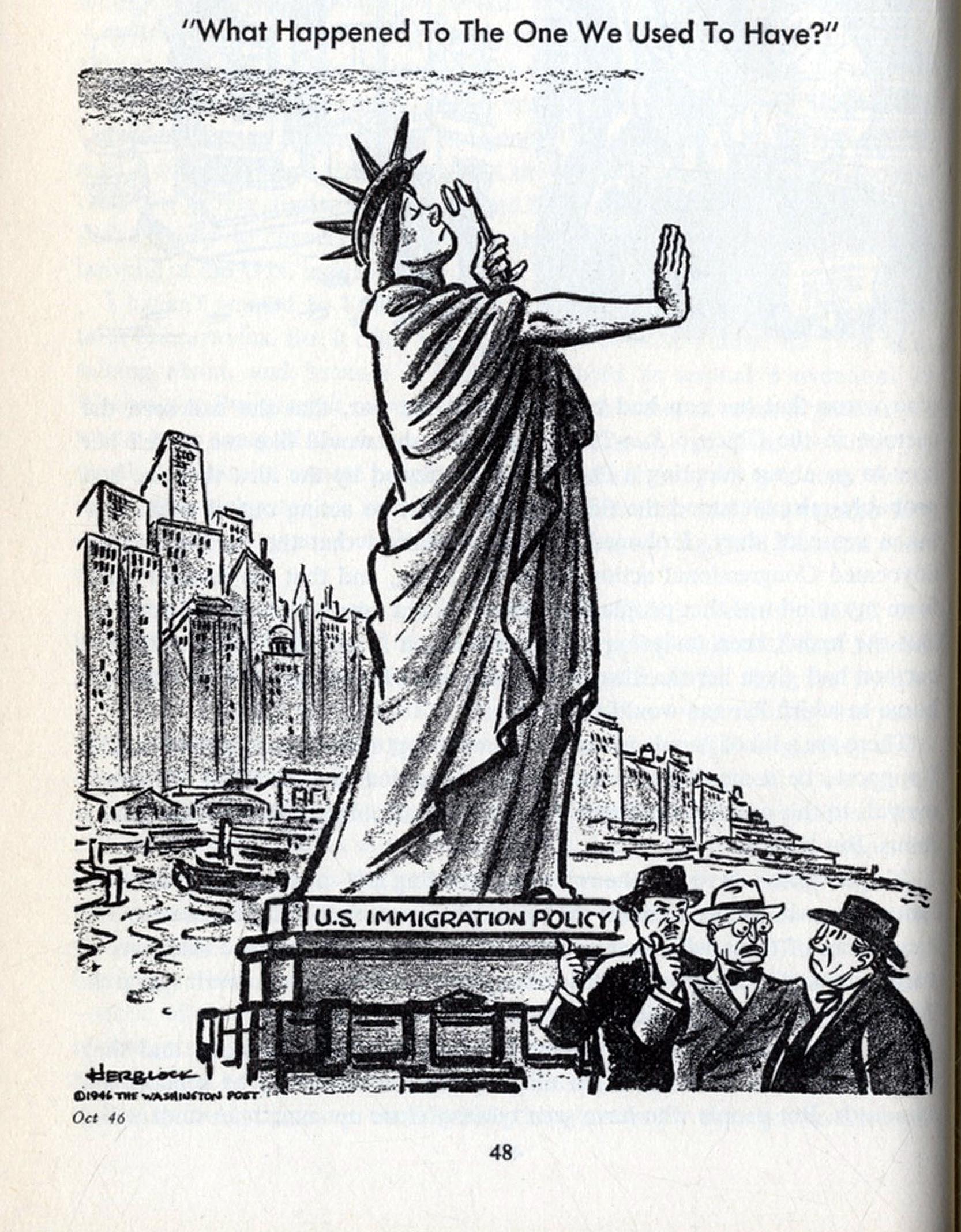 HERBLOCK (herbert Block) cartoons from the Herblock Book 1952