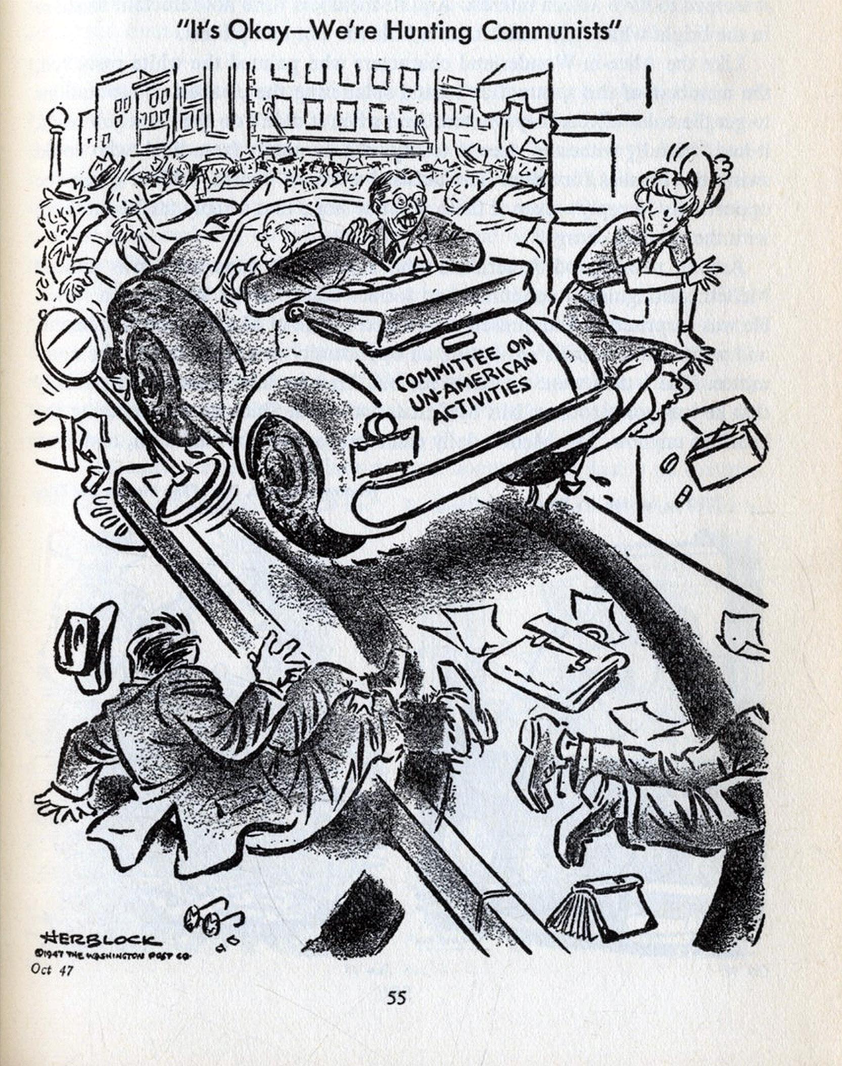 HERBLOCK (herbert Block) cartoons from the Herblock Book 1952