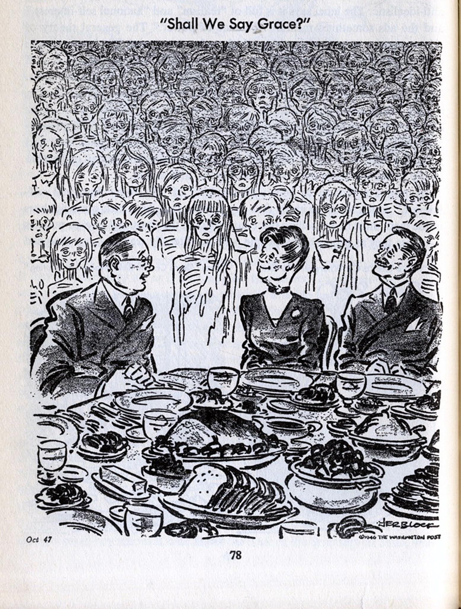 HERBLOCK (herbert Block) cartoons from the Herblock Book 1952