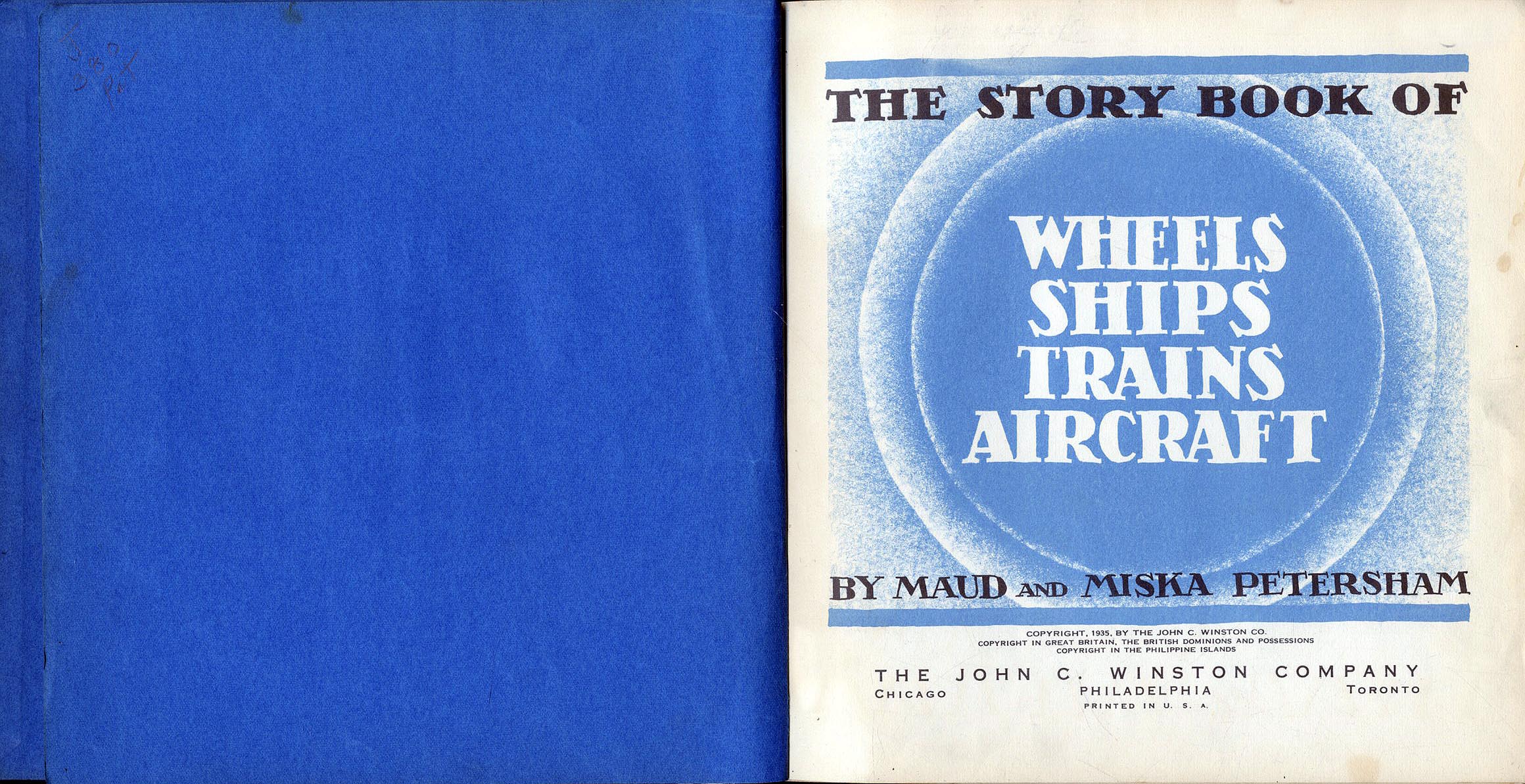 The Story Book of Wheels, a selection, the Petershams