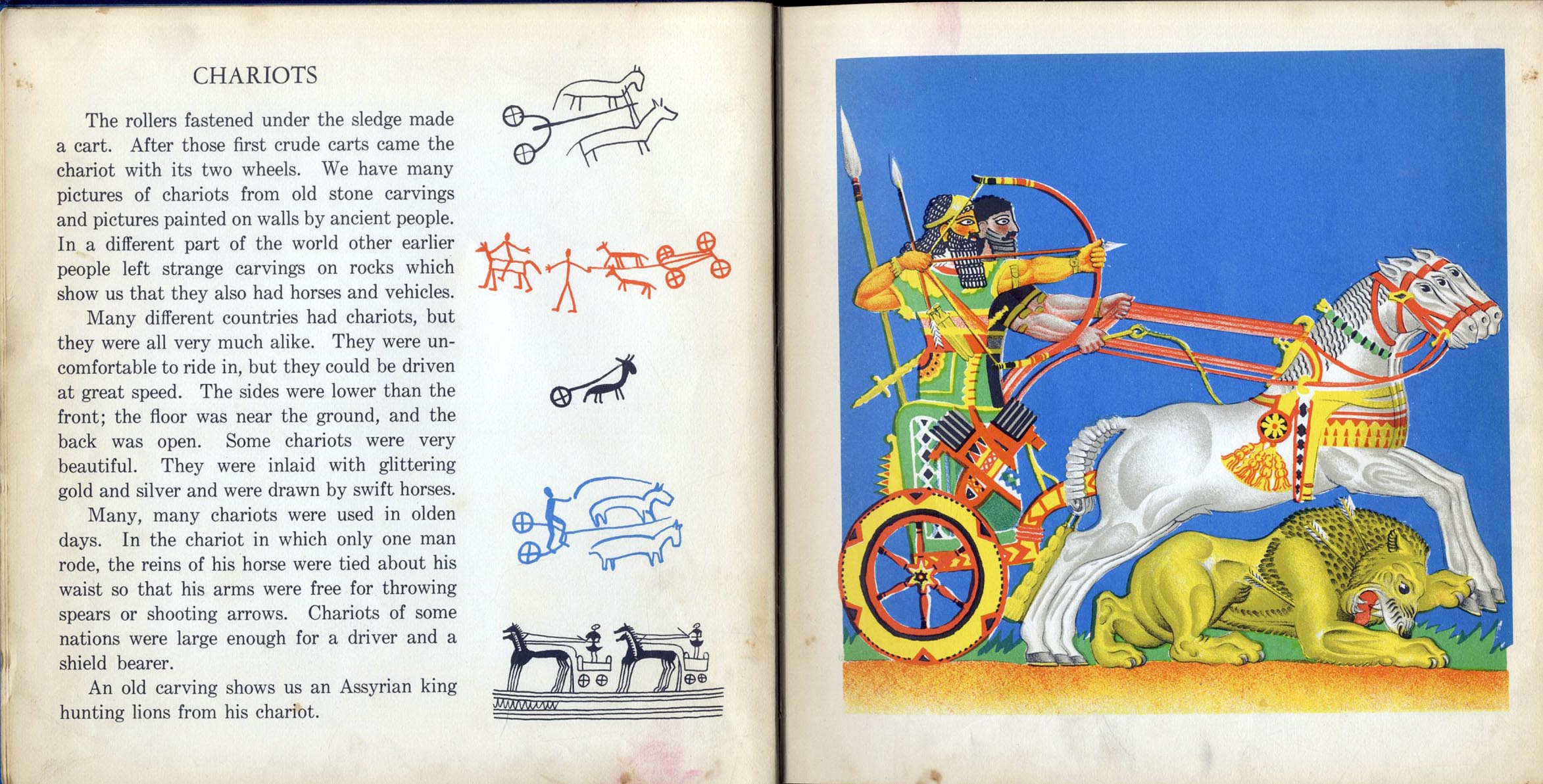 The Story Book of Wheels, a selection, the Petershams