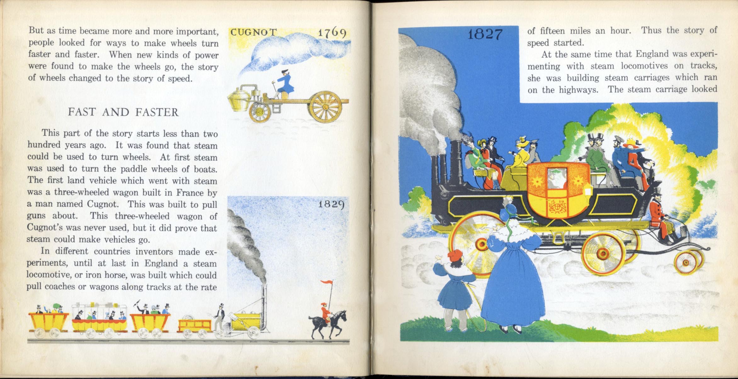 The Story Book of Wheels, a selection, the Petershams